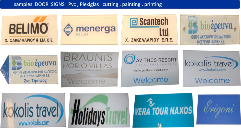 Door Plexi Signs – Colori Advertising