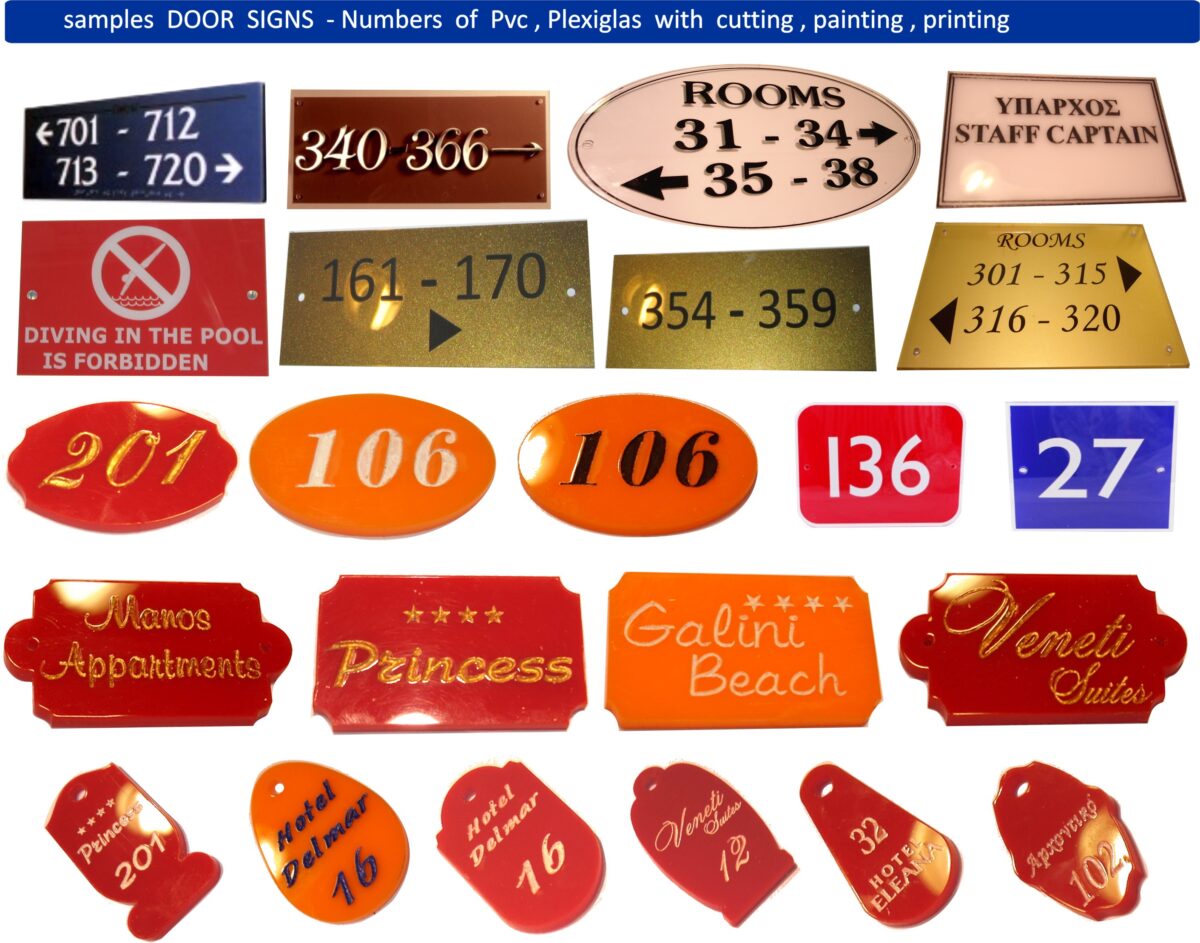 Door Plexi Signs – Colori Advertising